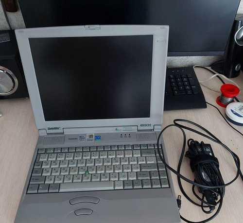 Ретро ноутбук toshiba satellite 4005cds