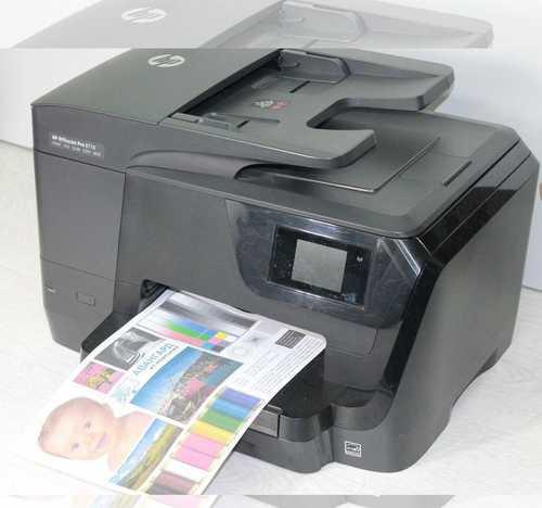 Мфу с Wi-Fi HP Officejet Pro 8710 дуплекс, сетевой