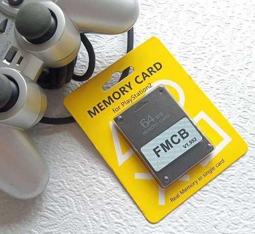 Карта сохранения memory card для PS2 free mc boot
