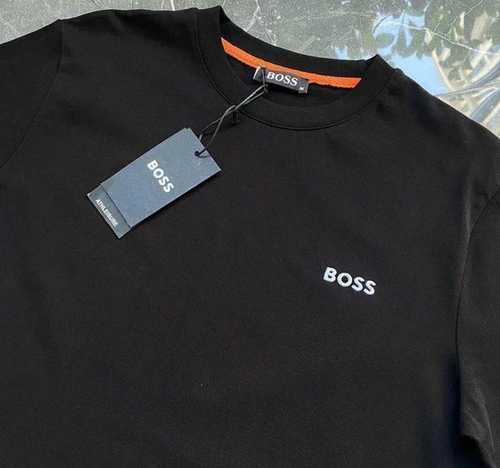 Футболка hugo boss черная