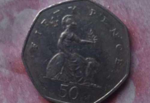 Монета Елизавета 2 Королева Англии