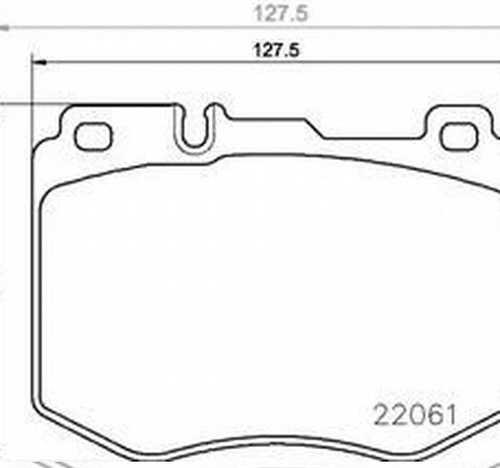 Колодки тормозные Mercedes W205\C205\X253