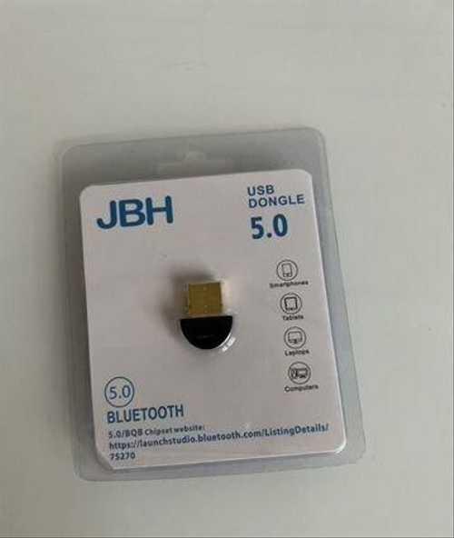 Bluetooth адаптер 5.0, usb компактный, JBH