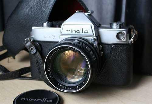 Minolta SR-7 + Rokkor 58мм 1.4 (с нюансами)