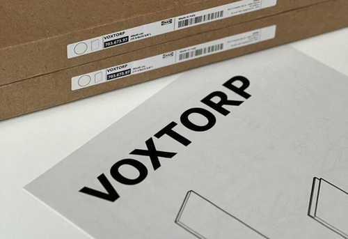2 белые двери IKEA Voxtorp / Воксторп — 40х40