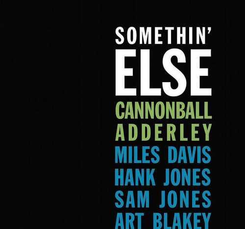 Виниловая пластинка Cannonball Adderley - Somethin' Else (Limited Indie Blue Vinyl LP)