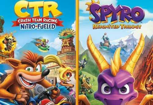 Crash Team Racing Nitro Fueled Spyro Game Bundle P