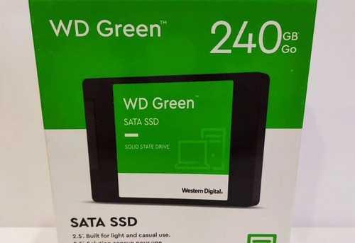 Новые SSD WD Green 240gb WDS240G3G0A