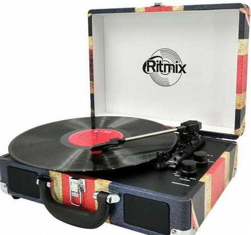 Проигрыватель винила Ritmix Lp120B UK flag встроен