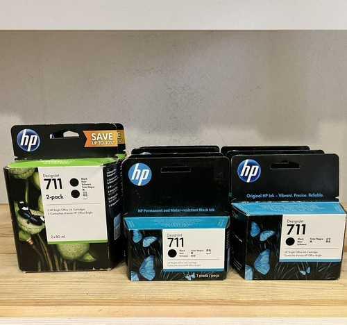 Картриджи HP 711 Black оригинал (есть безнал)