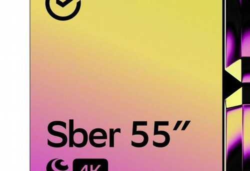 Новый телевизор Sber SDX-55U4123B, 55" UHD 4K