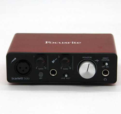 Аудиокарта Focusrite Scarlett Solo 2nd Gen