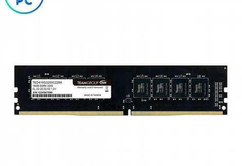 Модуль памяти DDR4 16Gb 3200MHz Team Group TED416G