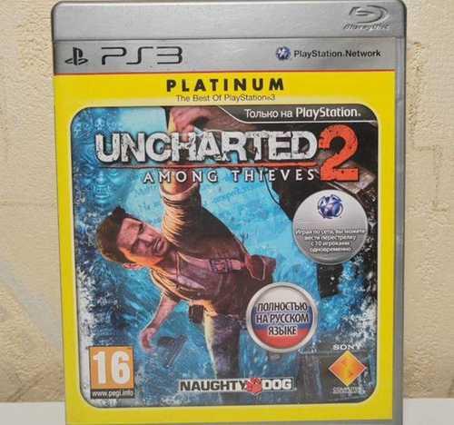 Uncharted 2: among thieves PS3, Диск