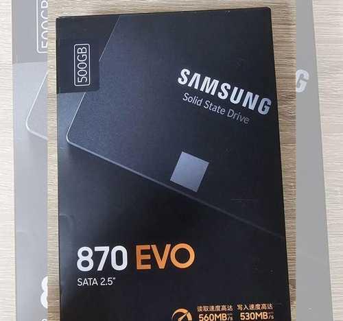 SSD samsung 870 EVO 2.5" 500Гб SATA MZ-77E500B/CN