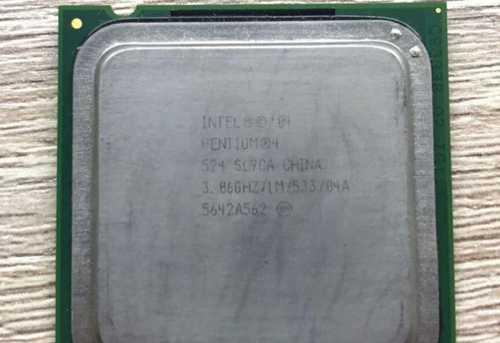 Процессор Intel Pentium 4 3.06Ghz сокет 775