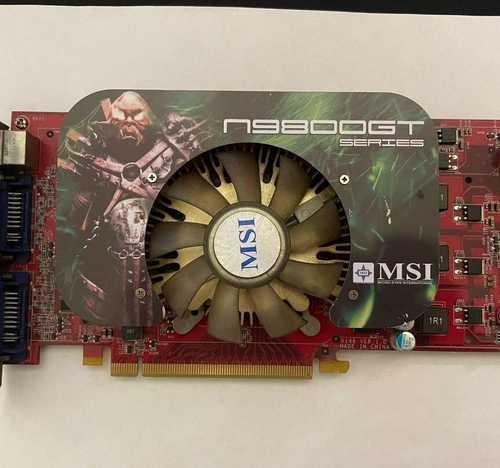 Видеокарта msi GeForce 9800 GT