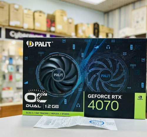 Видеокарта Palit GeForce RTX 4070 Dual OC 12GB