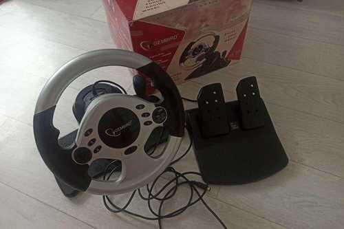 Руль gembird shock force racing wheel