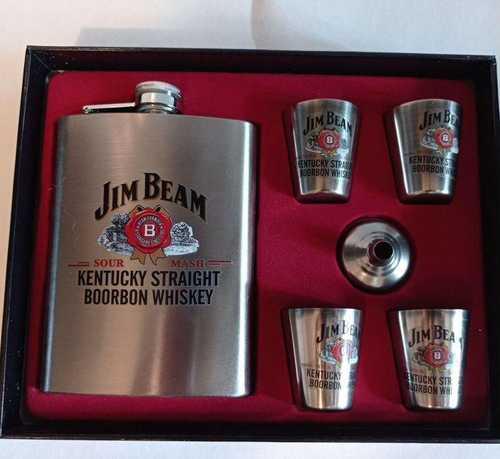 Фляга и рюмки Jim Beam
