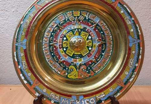 Сувенирная тарелка. Календарь Майя