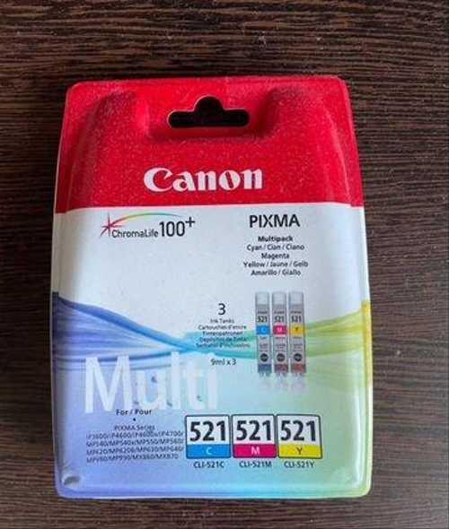 Набор картриджей Canon CLI-521
