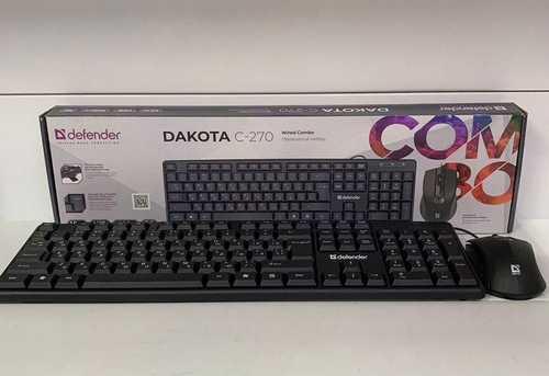 Комплект клавиатура + мышь Defender C-270 dakota b