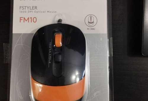 Мышь A4Tech Fstyler FG10 Black/Orange