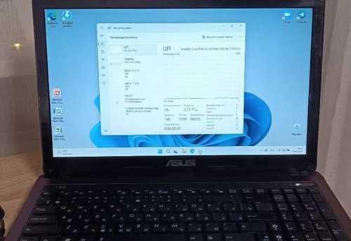 Asus k53s: i5, 8гб, ssd 240, hdd 500, gt 520m