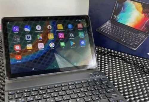 Новый планшет С симкартой и клавиатурой