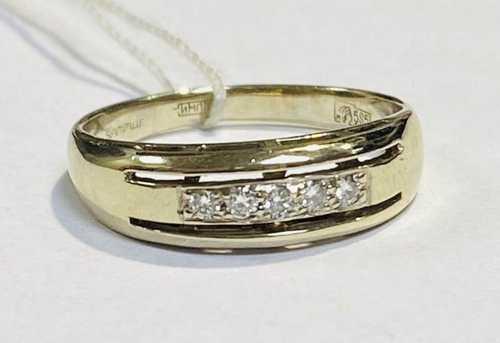 Золотое кольцо с бриллиантом (26500)*