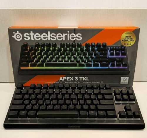 Клавиатура steelseries apex 3 TKL