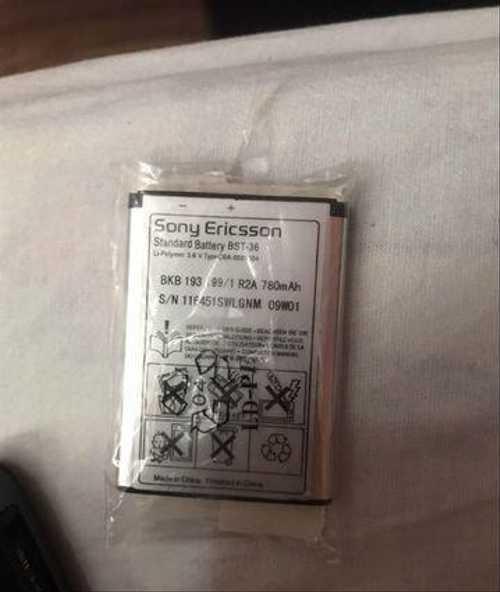 Sony ericsson k320i + новый аккумулятор