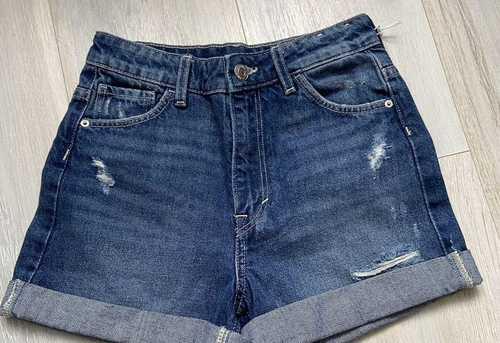 Шорты джинсовые hm 140 для девочки новые