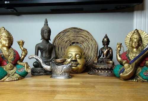 Будда хотей бронза Китай Непал старинные