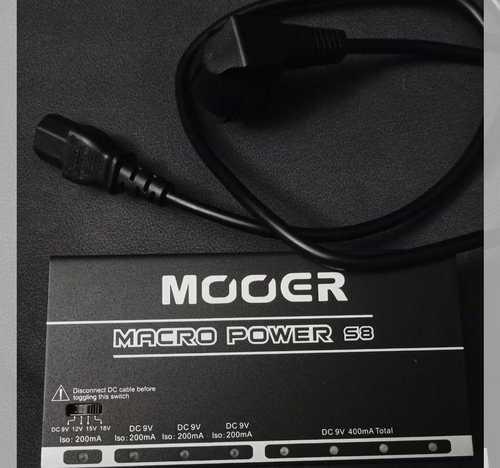 Mooer macro power s8 блок питания