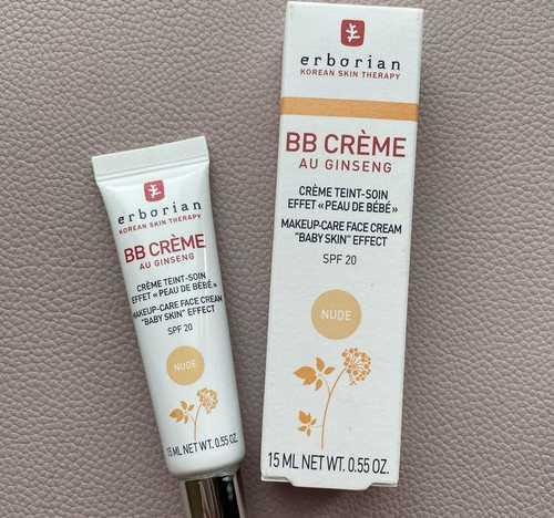 Erborian BB cream в оттенке Nude 15мл