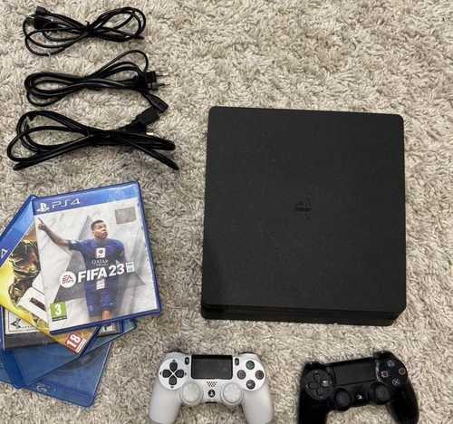 Sony playstation 4 slim 1tb с играми