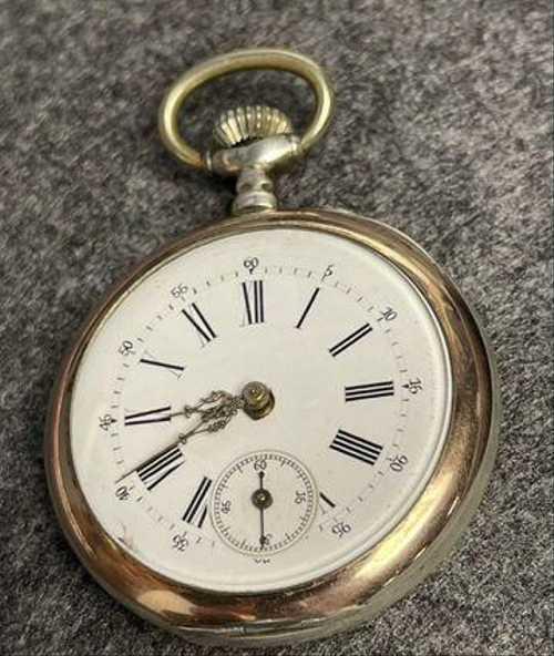 Карманные часы omega серебряные 1898г