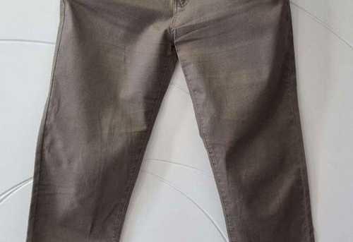 Коричневые летние джинсы-брюки фирмы Guaiku 46-48