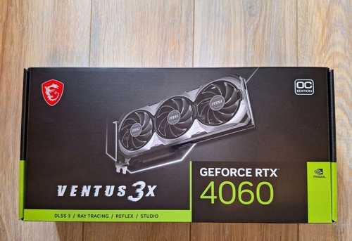 Видеокарта MSI nvidia RTX4060 ventus 3X black OC