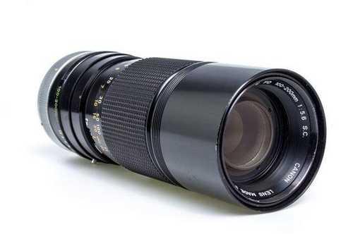 Canon Lens FD 100-200mm f5.6 S.C