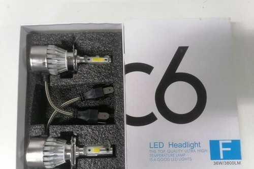 Лампы головного освещения LED. Цоколь H4