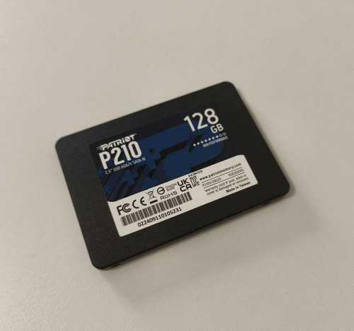 SSD SATA 2.5 128GB Patriot P210