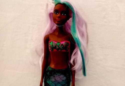 Барби русалка афроамериканка Reveal Color