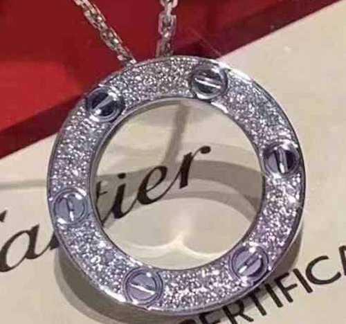 Колье от Cartier. Бриллианты, белое золото