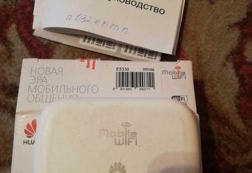 Портативный роутер Huawei E5330 3G, Wi-Fi