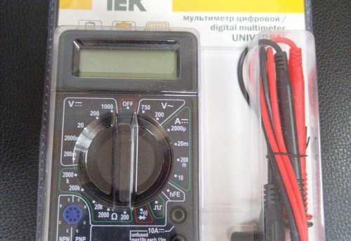Мультиметр цифровой universal M832 IEK