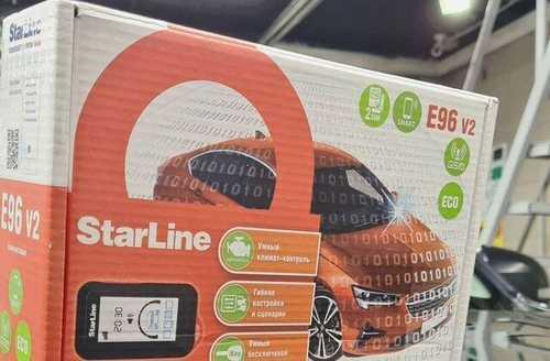 Сигнализация Starline E96 v2 ECO GSM с установкой