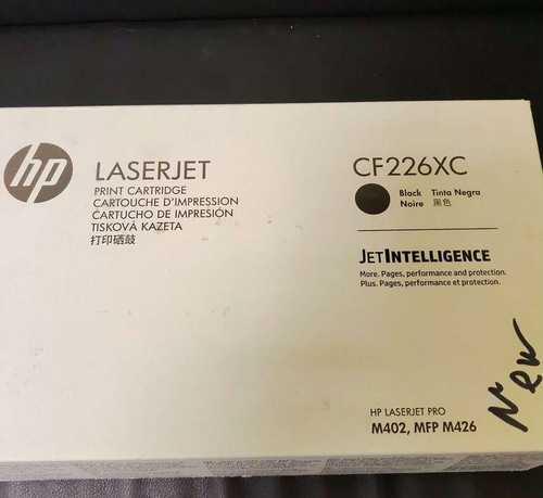 Картридж HP CF226XC оригинальный новый